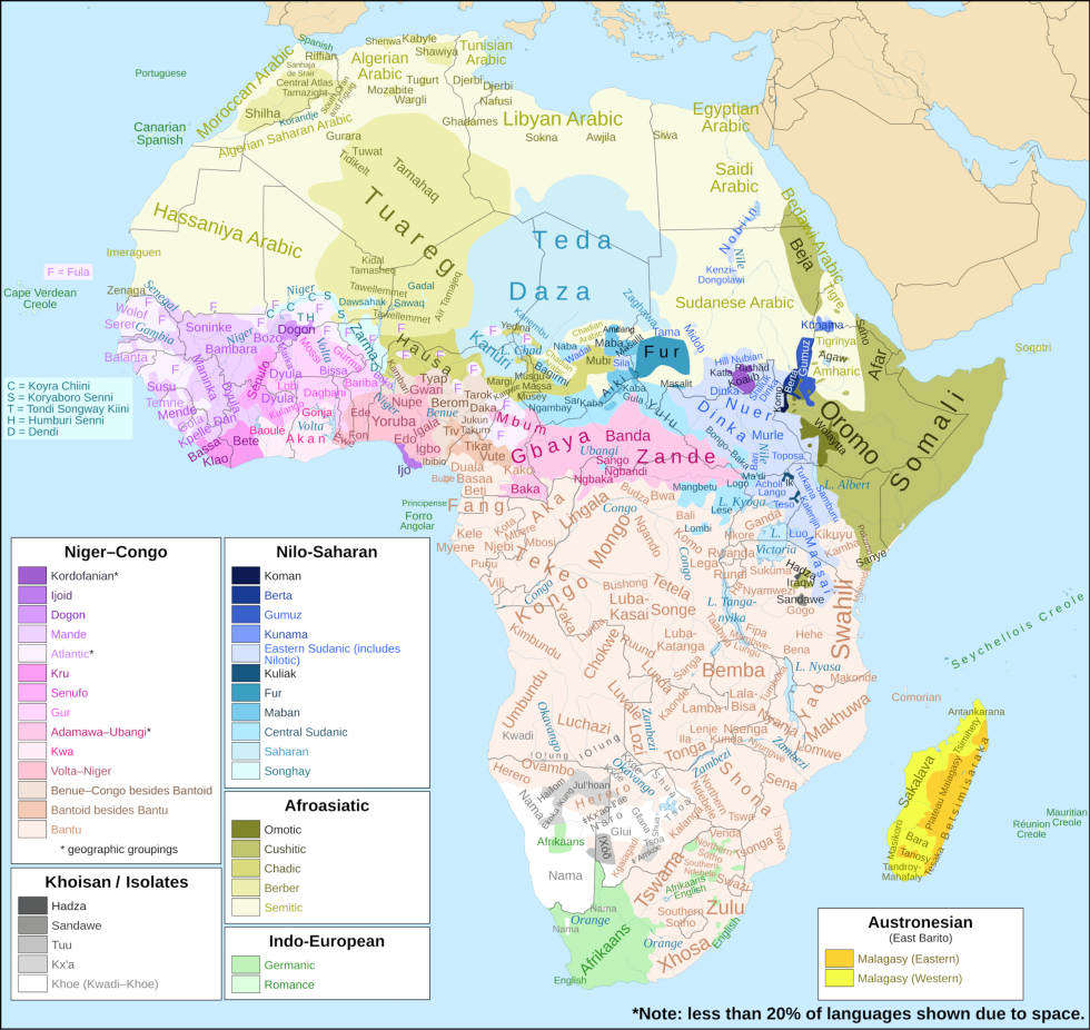 Sprachen in Afrika: Was wird wo gesprochen?